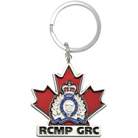 RCMP Maple Leaf Keychain The Mountie Shop