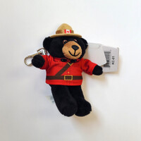 5in RCMP Black Bear Zipper Pull The Mountie Shop